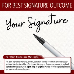 Custom Name Stamp | Self Inking Signature Stamp | Upload Your Signature ...
