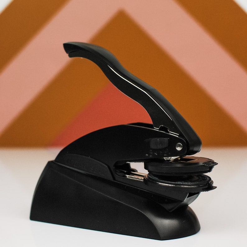 Script Embosser for Envelopes Return Address Embosser Stamp | Etsy