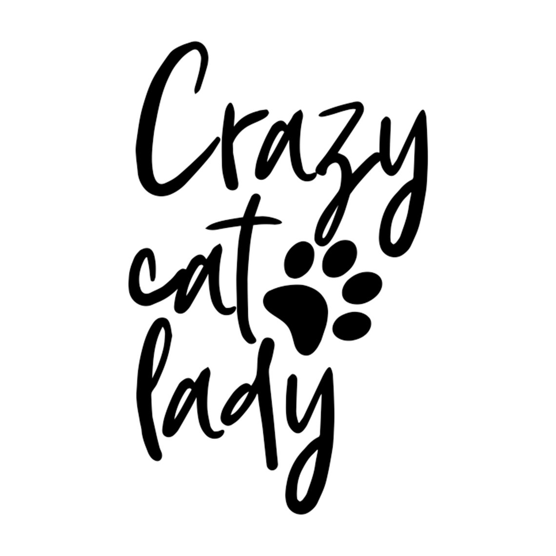 Crazy Cat Lady Car Window Decal Choose Your Color Gifts - Etsy