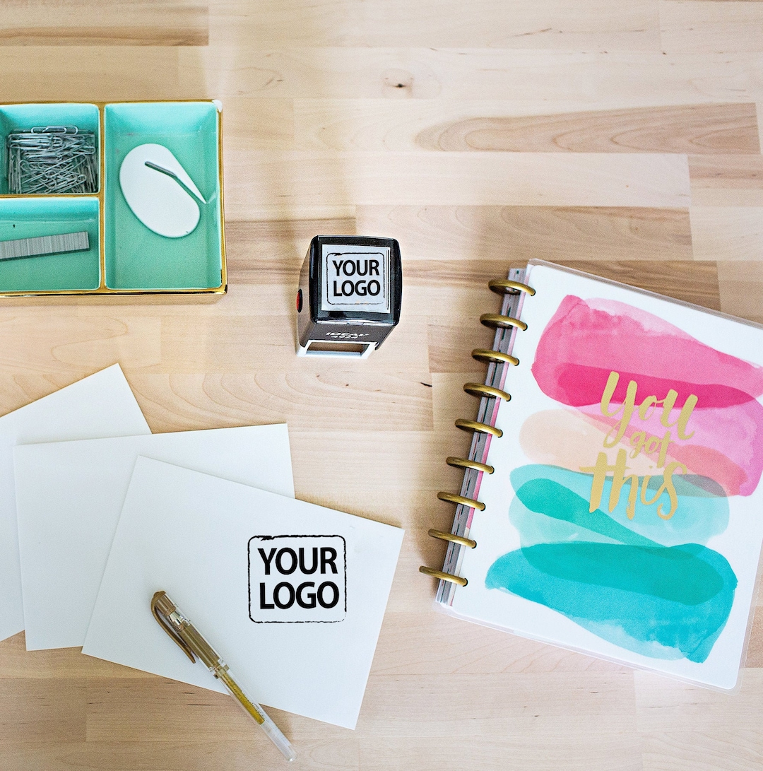 Personalized Business Logo Stamp - Personal Rubber Stamp With Logo ...