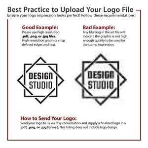 Personal Logo Stamper | Rubber Logo Handstamp | Business Logo Rubber ...