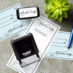 Custom Name Stamp | Self Inking Signature Stamp | Upload Your Signature ...