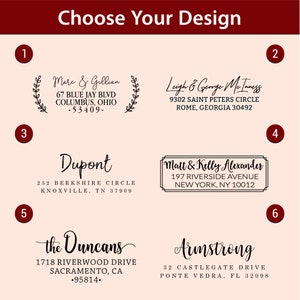 Custom Return Address Stamp, Self-inking Return Address Stamp ...