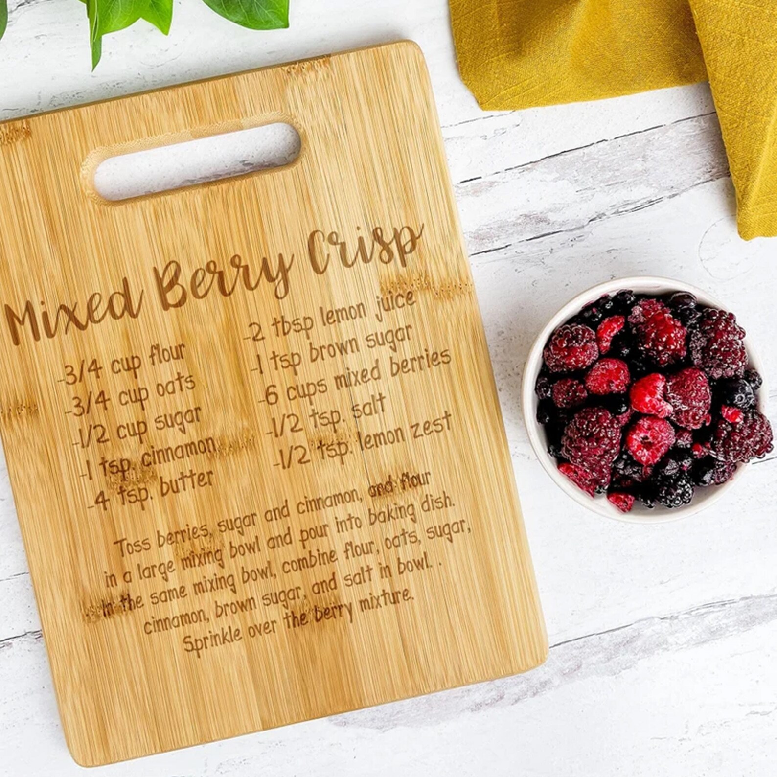 Custom Typed Recipe Bamboo Cutting Board Submit Your Recipe - Etsy