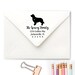 Golden Retriever Custom Address Stamp Self Inking Golden Retriever ...