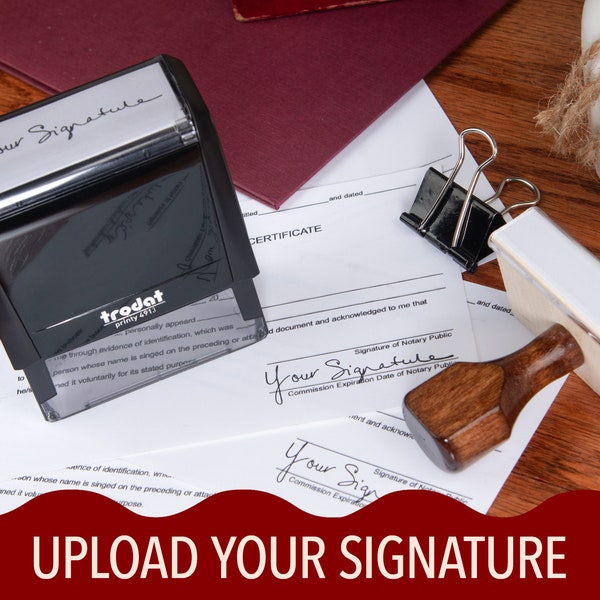 Personalized Signature Stamp - Etsy