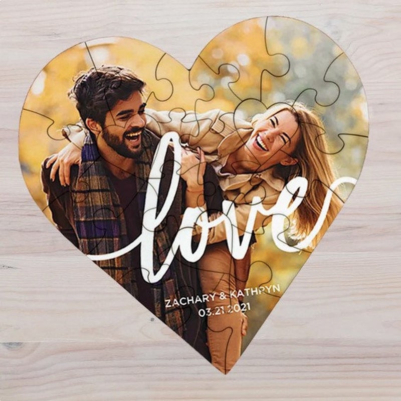 Heart Shaped Puzzle - Etsy