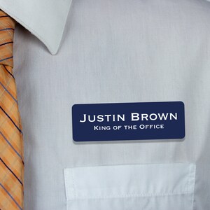 Custom Name Tag, Plastic Engraved Name Badge, Company Name Tags for ...