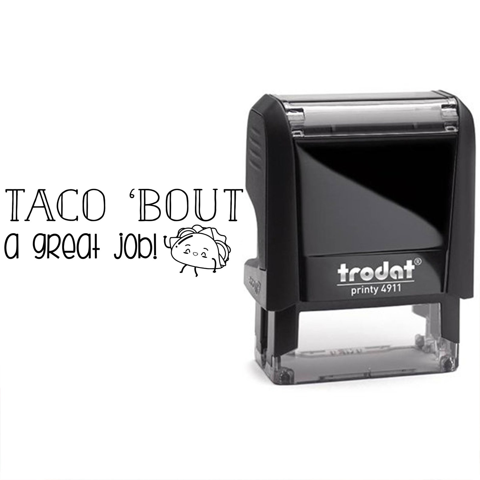 Funny Taco Bout A Great Job Teacher Stamp Grading Stamps - Etsy