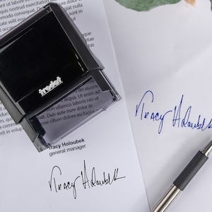 Personalized Signature Stamp | Self Inking Signature Stamp | Signature ...