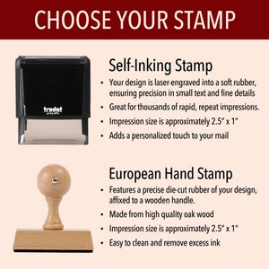 Custom State Address Stamp | Personalized Return Address Stamp | All 50 ...