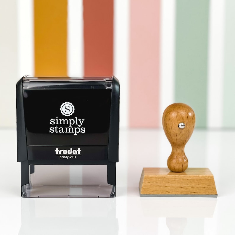 Custom Calligraphy Address Stamp Personalized Address Stamp | Etsy