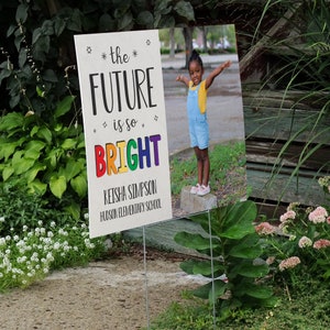 Kindergarten Graduation Yard Sign, Graduation Party Decor, Personalized ...