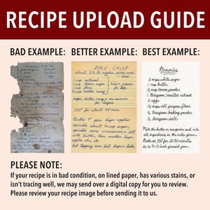Recipe Cards, Handwritten Engraved Recipe, Custom Fridge Magnet ...