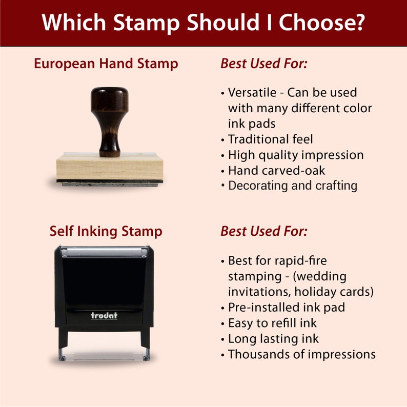 Personalized Signature Stamp Self Inking Signature Stamp - Etsy