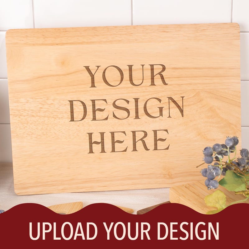 Custom Logo Cutting Board - Etsy