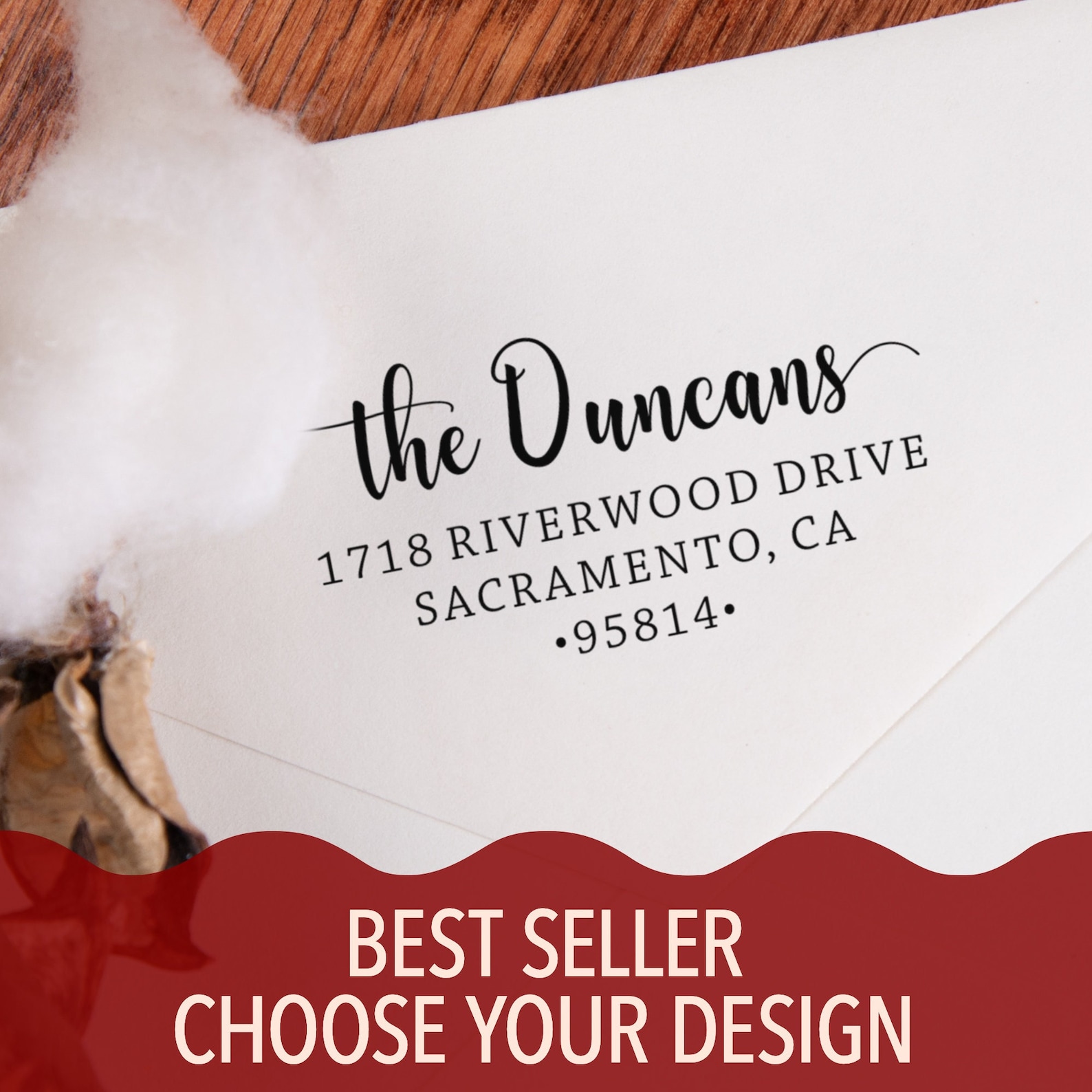 Custom Return Address Stamp, Self-inking Return Address Stamp ...