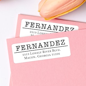 Custom Return Address Labels | Personalized Return Address Stickers - Etsy