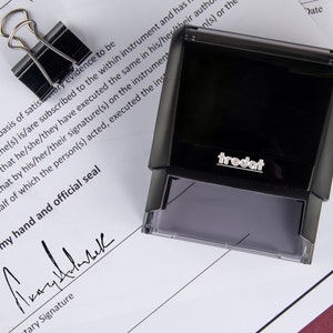 Personalized Signature Stamp | Self Inking Signature Stamp | Signature ...