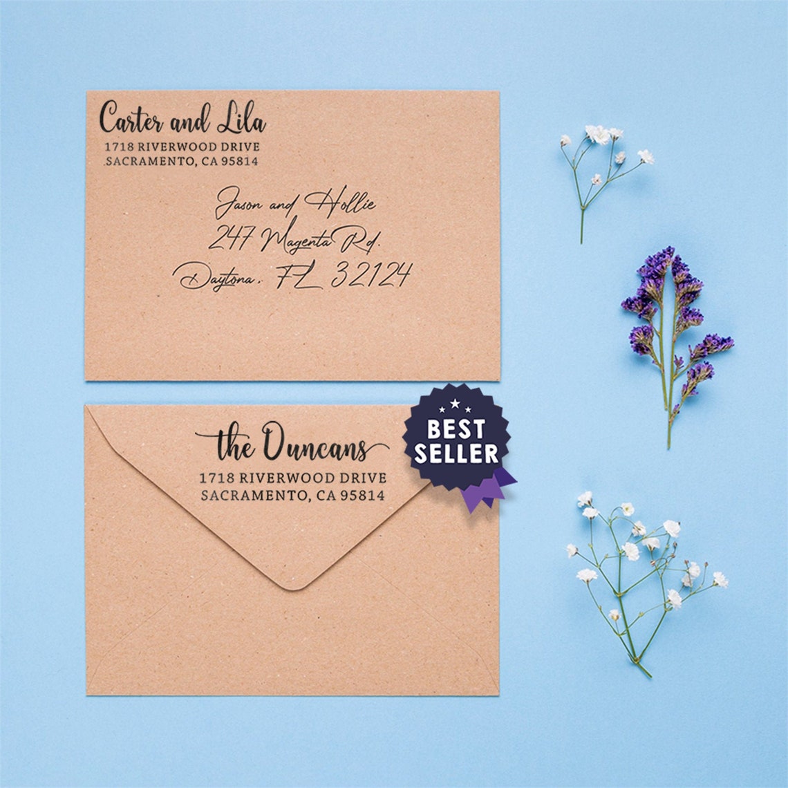 Best Rated Address Stamp Custom Rubber Address Stamp | Etsy