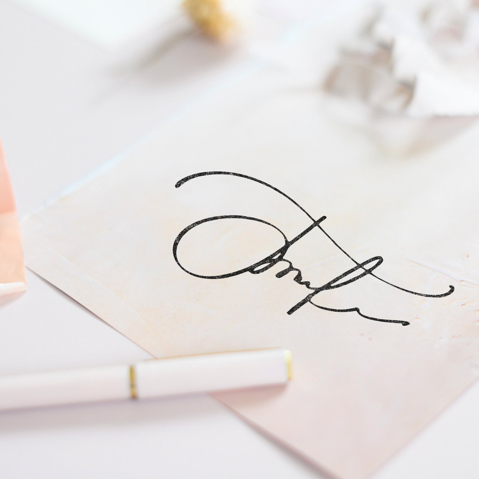 Custom Name Stamp | Self Inking Signature Stamp | Upload Your Signature ...