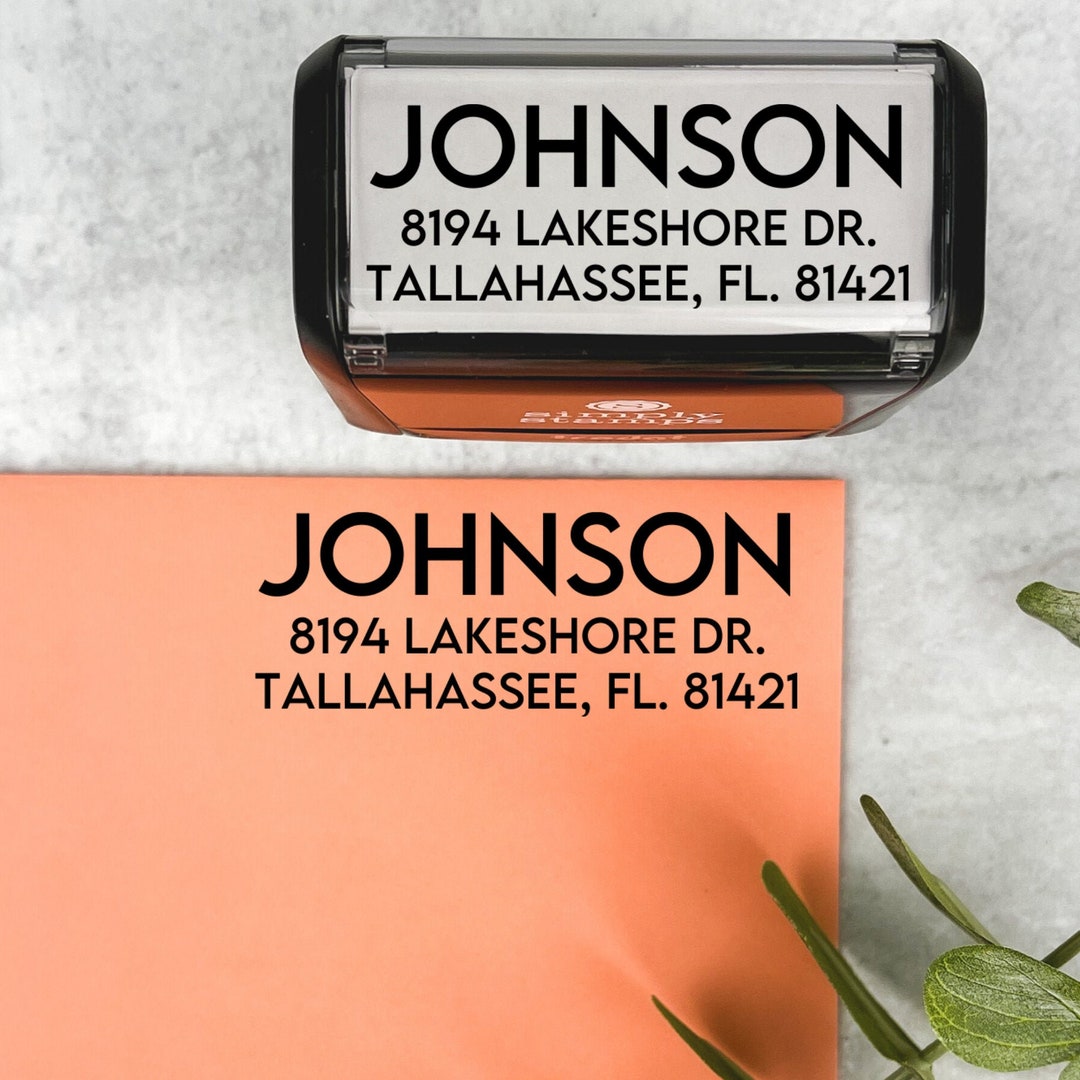 Trendy Address Stamp | Top Selling Address Stamp | Custom Address Stamp ...