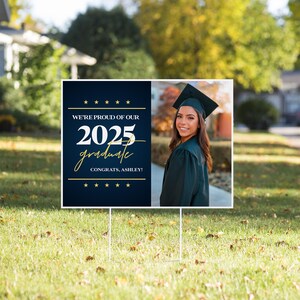 Class of 2025 Senior Yard Sign, Graduation Yard Sign, Custom Yard Sign ...