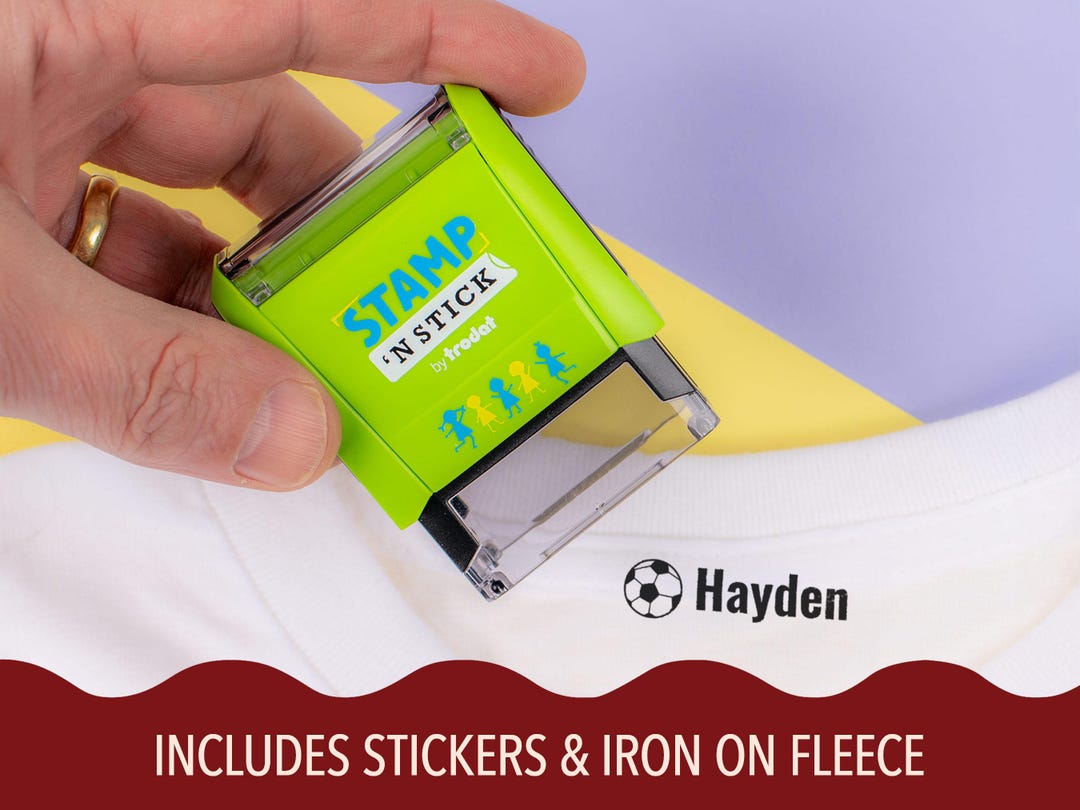 Personalized Clothing Stamp Kit | Label Stamp for Kids Clothing ...