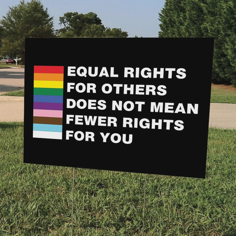 Yard Sign Pride Month - Etsy