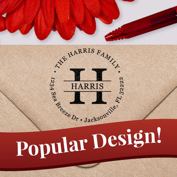 Monogram Address - Etsy