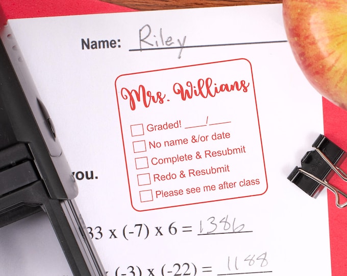 Essay Grading Teacher Stamp, Back to School Grading Stamp, Teacher ...
