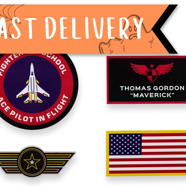 Maverick Name Tag - Etsy