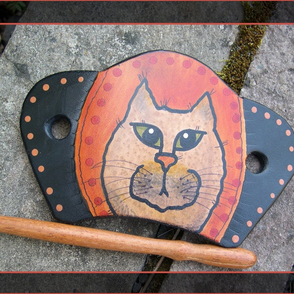 Leather Hair Barrette With Stick - Etsy