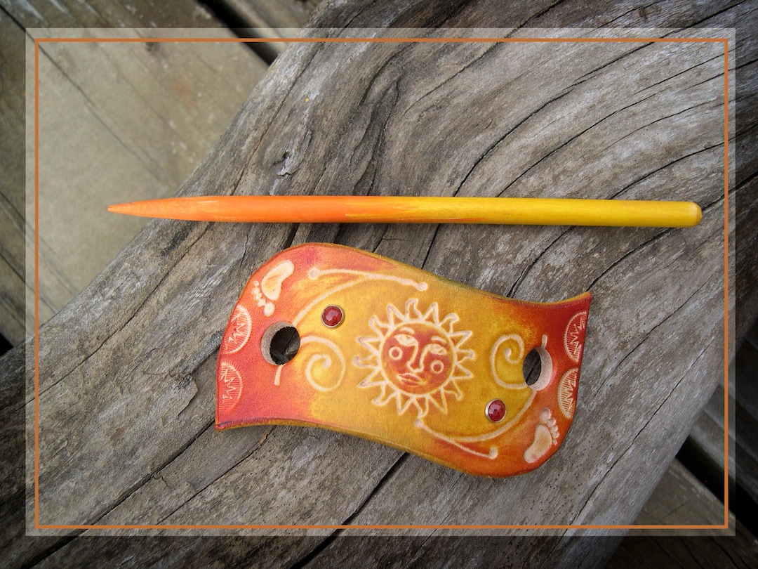 635 X-SM Fit, LEATHER Hair Slide, Here Comes the Sun, Footprint ...