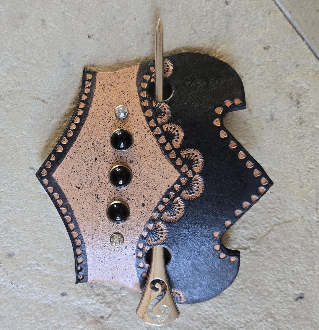 1250 Small Fit, Leather Hair Slide, Stick Barrette, Hair Accessory ...