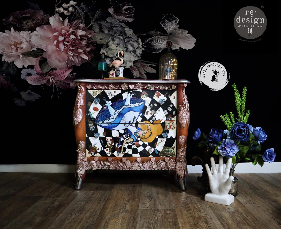 Whimsical Wonderland Nightstand Hand Painted Fairy Tale Inspired ...