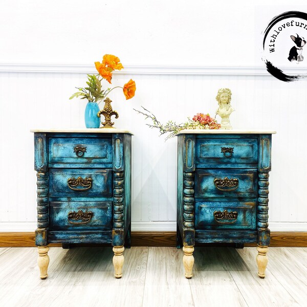 Eclectic Nightstands - Etsy