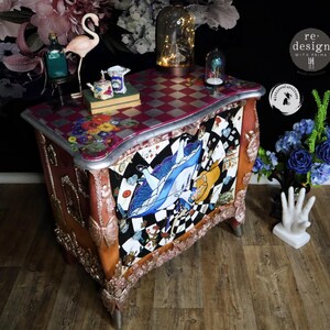 Whimsical Wonderland Nightstand Hand Painted Fairy Tale Inspired ...