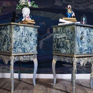 Whimsical Wonderland Nightstands Fairy Tale Inspired. Bedroom Storage ...