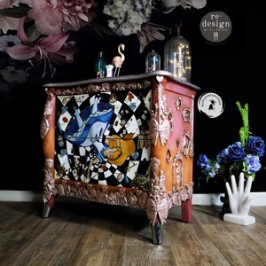 Whimsical Wonderland Nightstand Hand Painted Fairy Tale Inspired ...