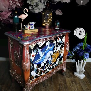 Whimsical Wonderland Nightstand Hand Painted Fairy Tale Inspired ...