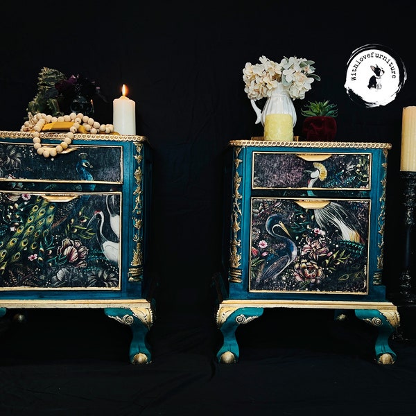 Eclectic Nightstands - Etsy