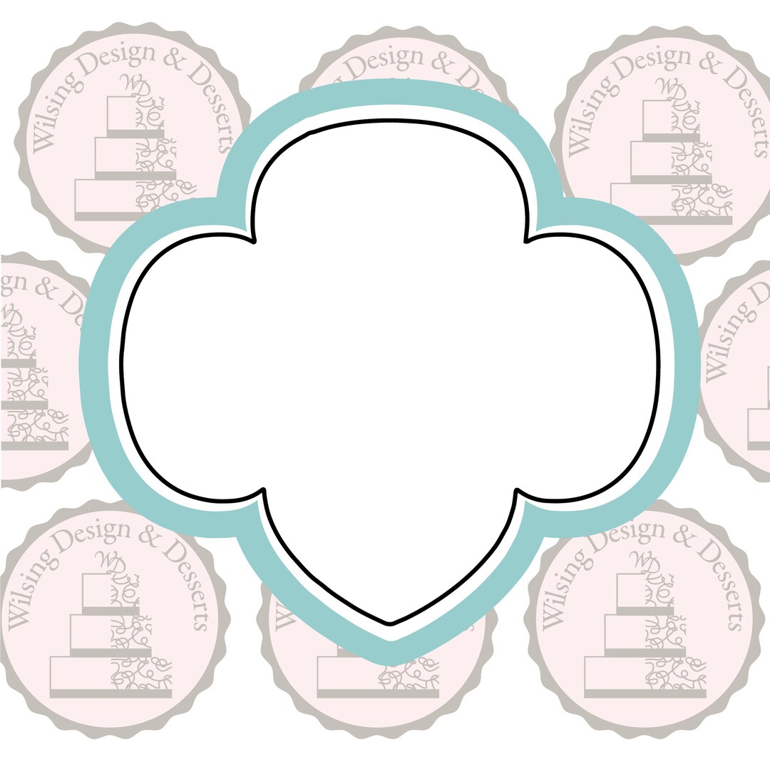 Trefoil Cookie Cutter for Cookies & Clay Jewelry - Multiple Sizes ...