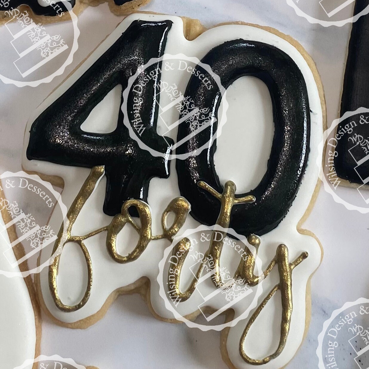 Forty word and Number Cookie Cutter - Etsy