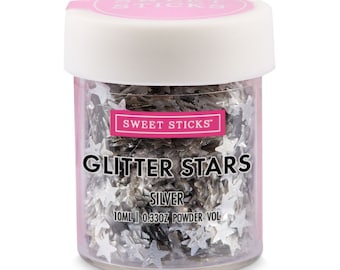 1/4 Oz RAINBOW STARS Edible Glitter Stars Oh Sweet Art for Cookies ...