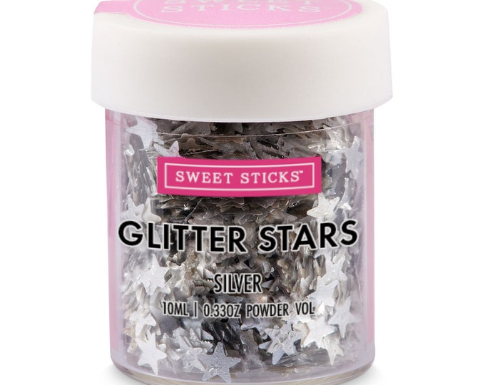 1/4 Oz FROZEN BLUE Edible Glitter Stars Oh Sweet Art for Cookies ...