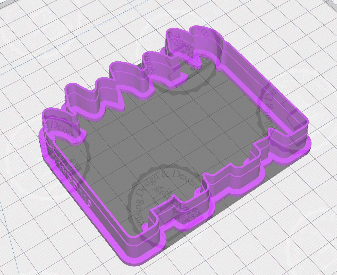 Multi-candle 3D Print Cookie Cutter .stl File - Etsy