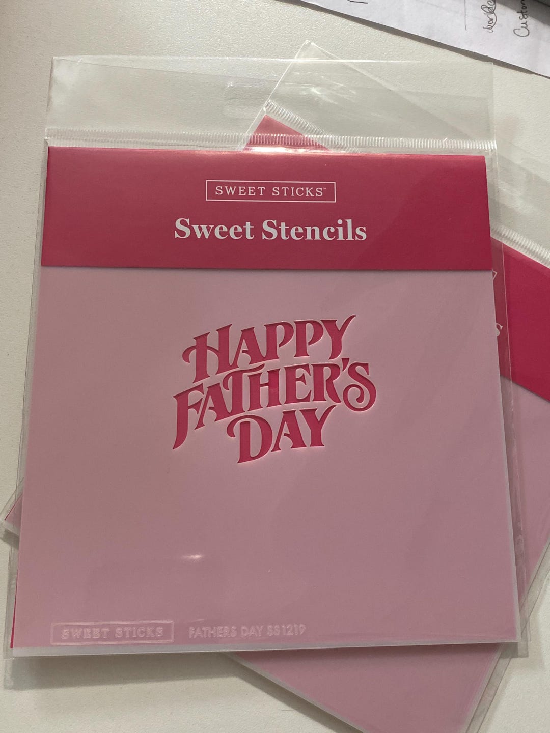 Happy Father's Day Stencil | Dad Cookie & Cake Decorating Stencils ...