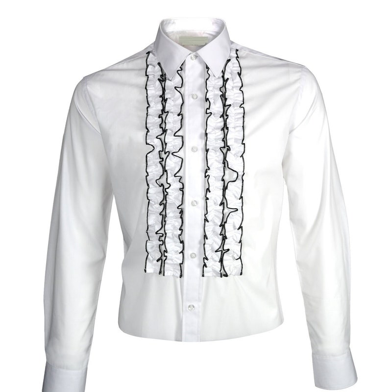 Black Ruffle Formal - Etsy