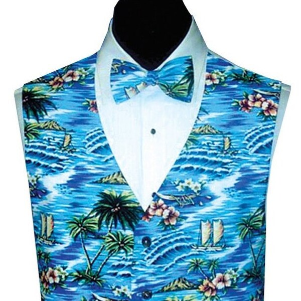 Palm Tree Bow Tie - Etsy